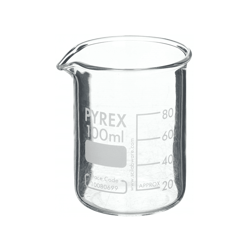 Measuring Beaker 50ml Pyrex low Form Graduated with Spout - Labtek ...