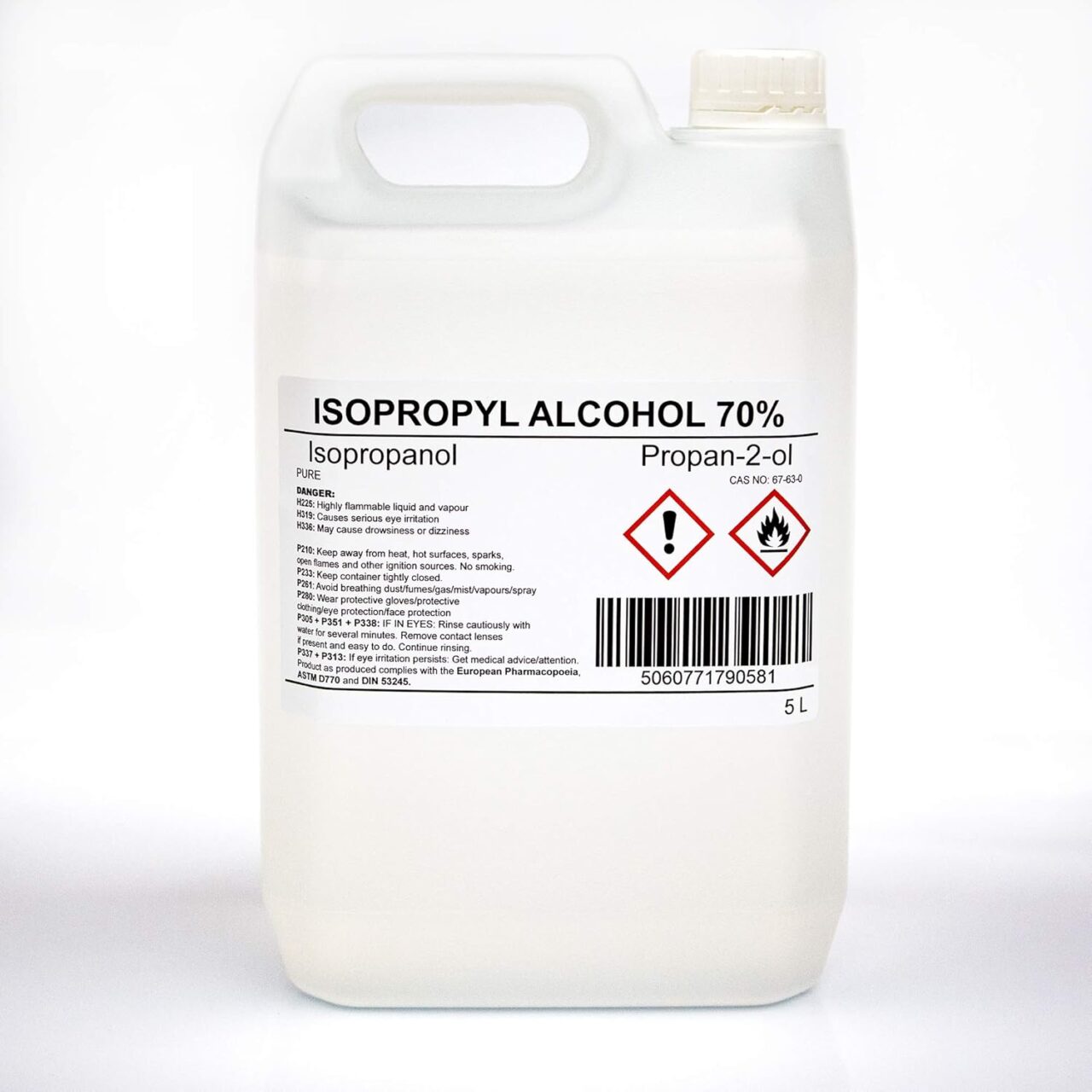 IPA70 Isopropyl Alcohol 5ltr - Labtek Services Ltd