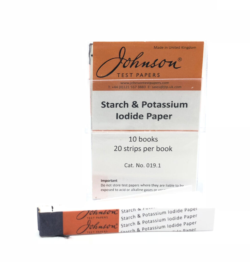 Starch and Potassium Iodide Paper, Book 10*20Strips - Labtek Services Ltd